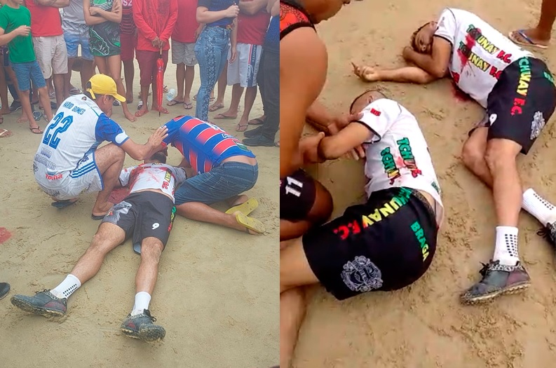 Jogo de futebol amador termina com tiroteio e mortes em Manaus Jogo de futebol amador termina com tiroteio e mortes em Manaus